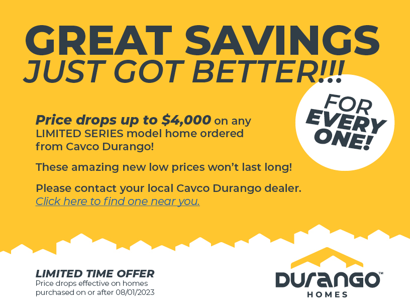 Durango Homes | Manufactured Homes, Modular Homes and Park Model RVs in ...